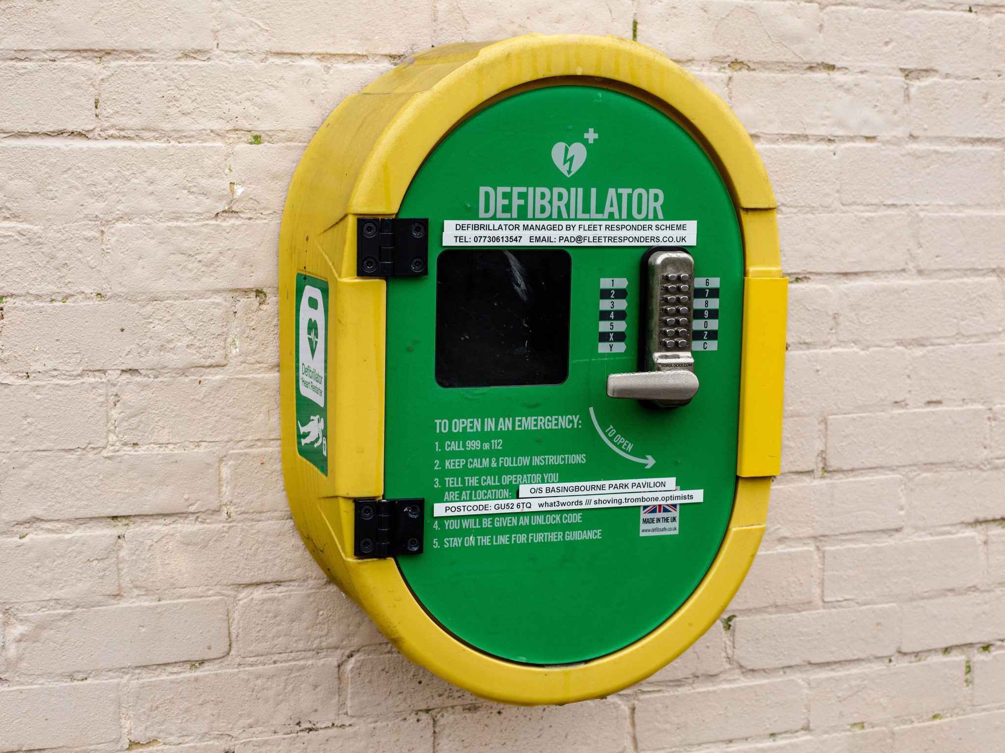Defibrillator Locations | Community Information | Fleet Town Council