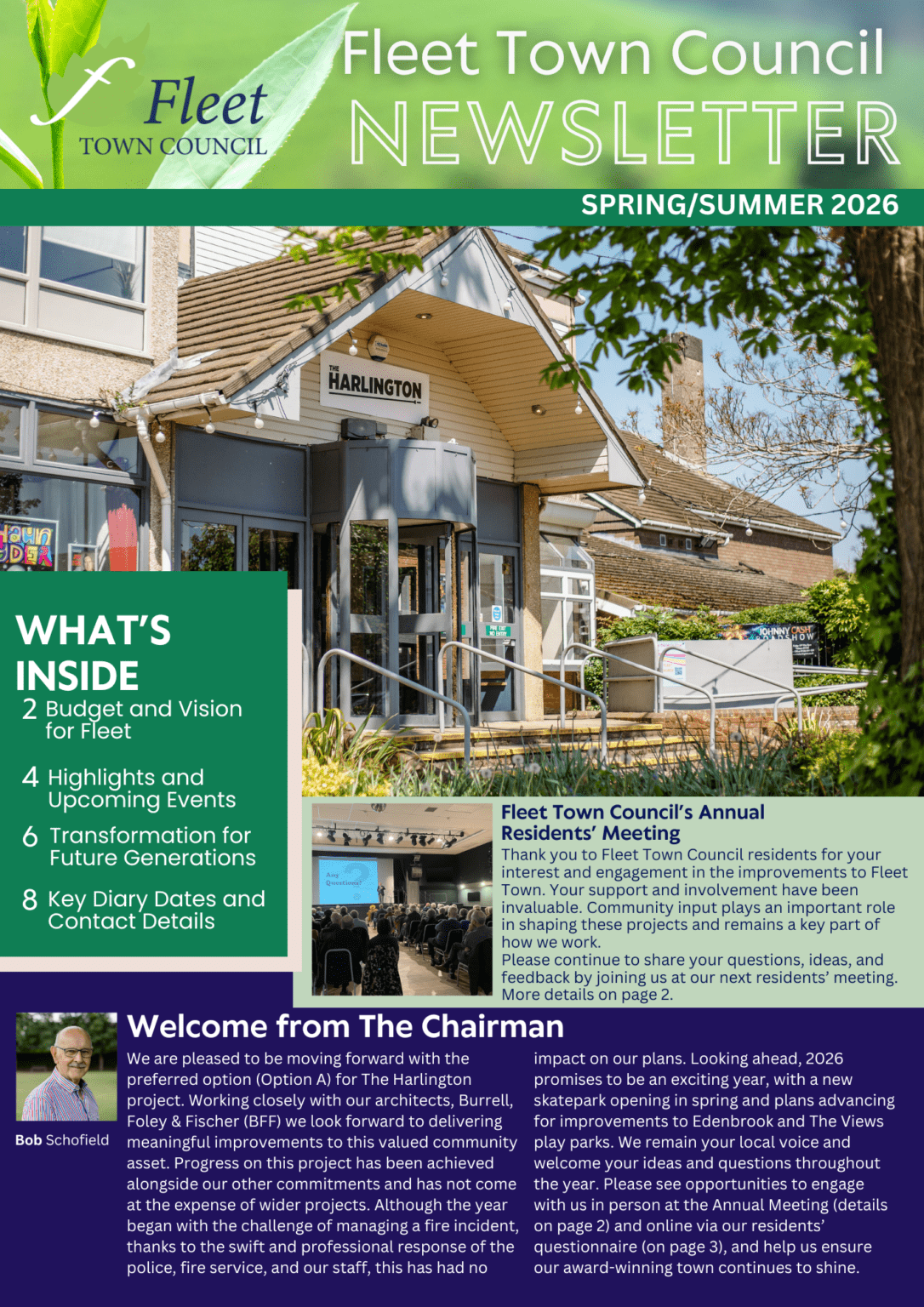 Our Newsletter | Newsletter | Fleet Town Council